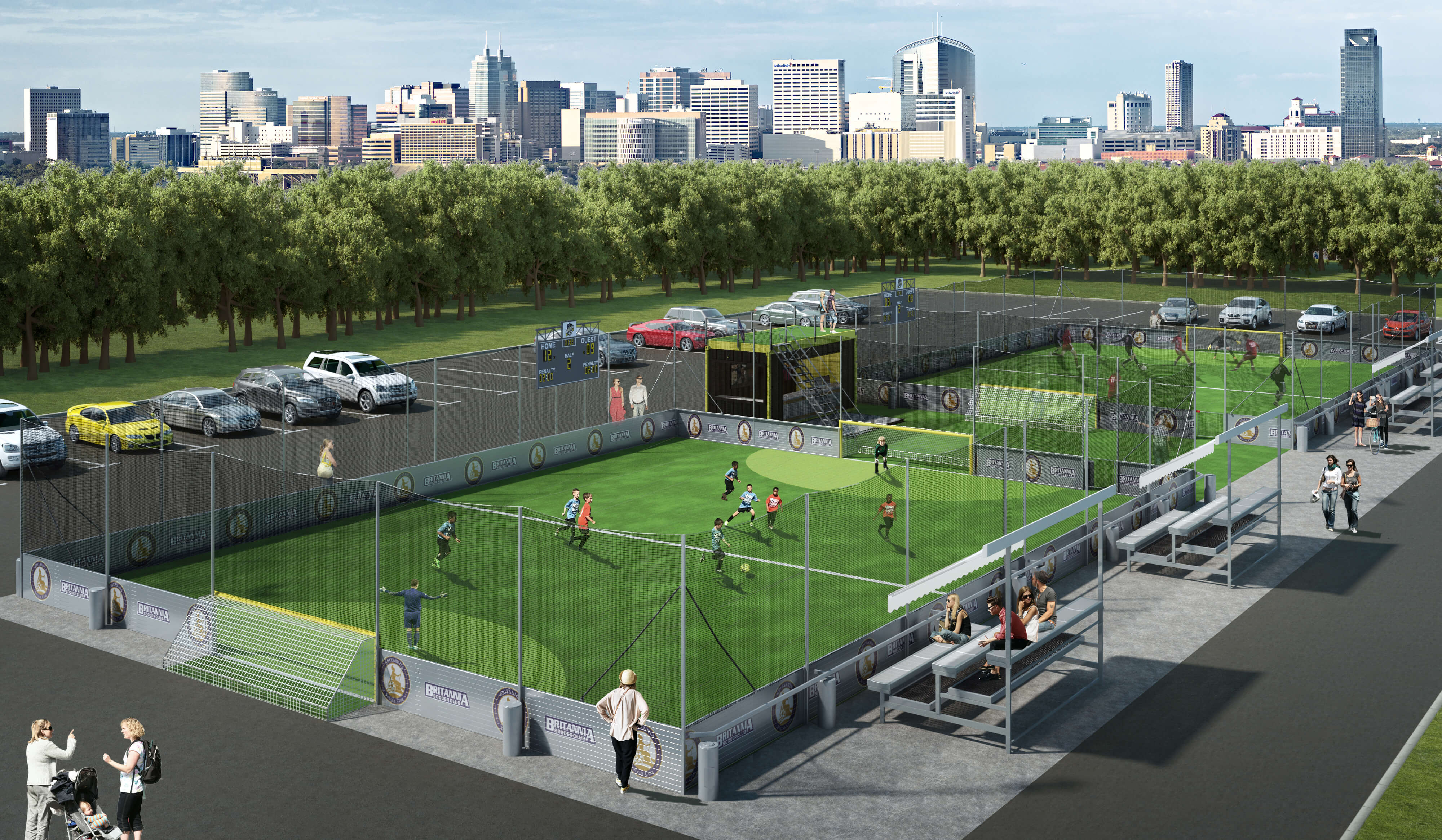 Soccer Clubs | Urban Soccer Park | Small Sided Field Builder