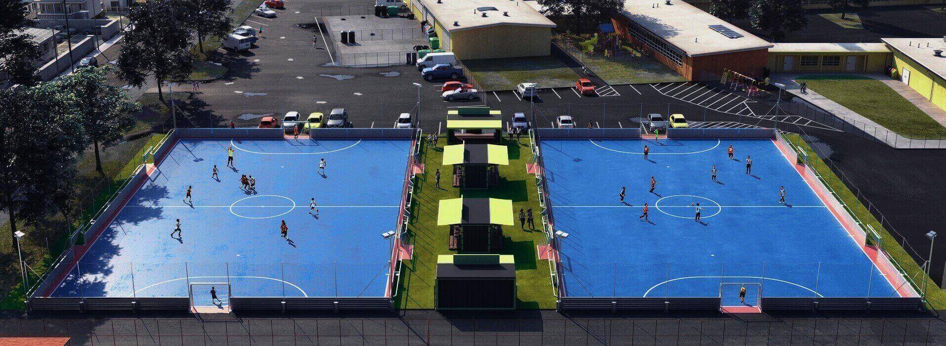 We Build High-Quality Futsal Courts | Urban Soccer Park